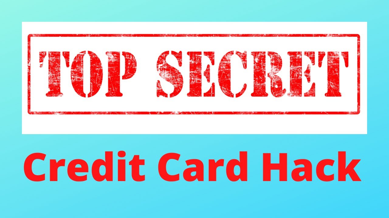"Secret" Credit Card Hack - YouTube