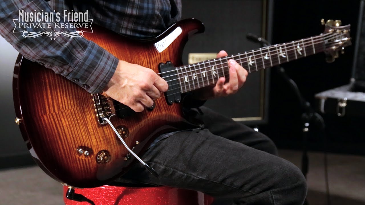 PRS 509 10-Top with Pattern Regular Neck Electric Guitar - YouTube