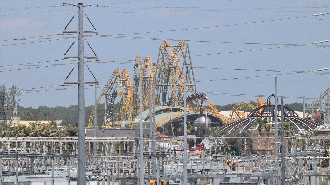 Stardust Racers Dual Coaster Testing - Epic Universe Dueling Launch ...