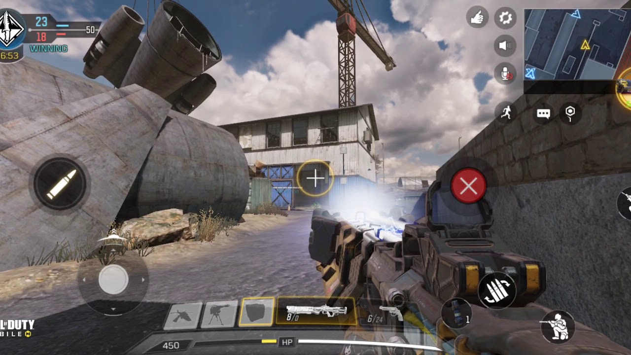 First game with robot skin in CoD Mobile - YouTube