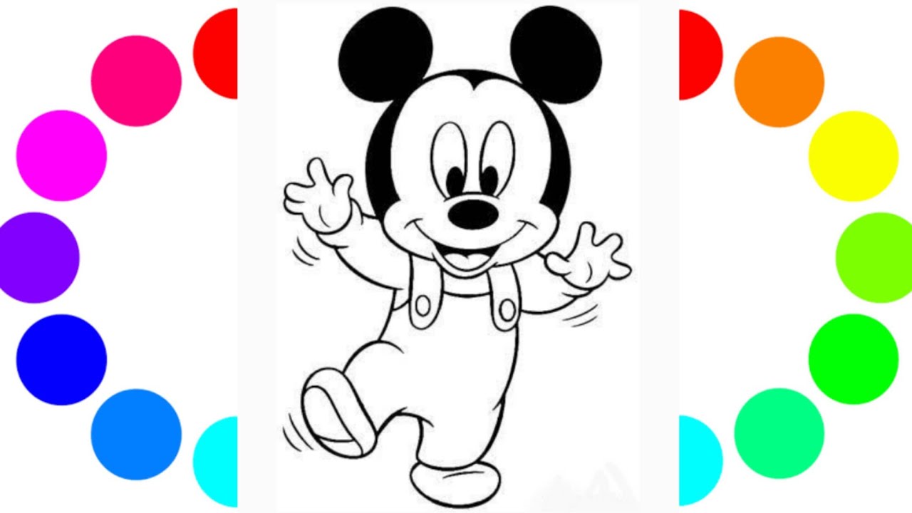 How to Draw Micky Mouse - YouTube