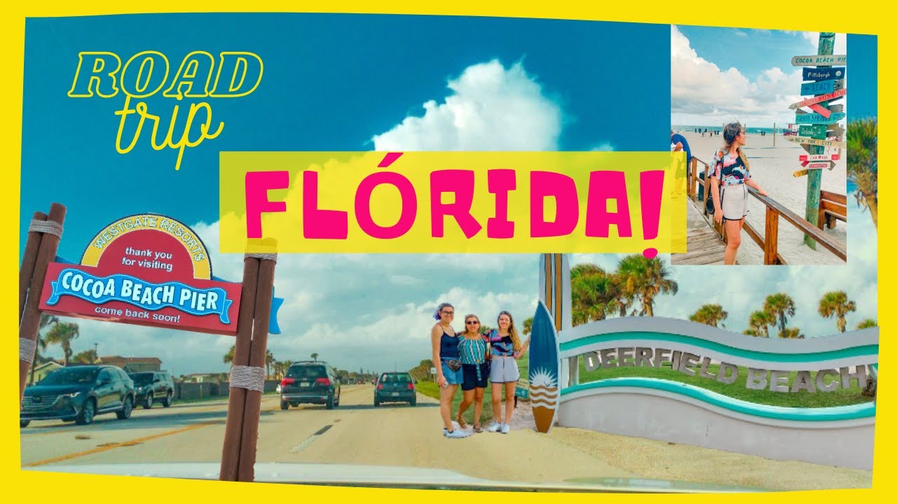 Road Trip Flórida - Indo p/ Boca Raton, Cocoa Beach Pier, parece que to ...