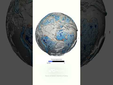 Animación muestra cómo ha cambiado la Tierra en 100 millones de años