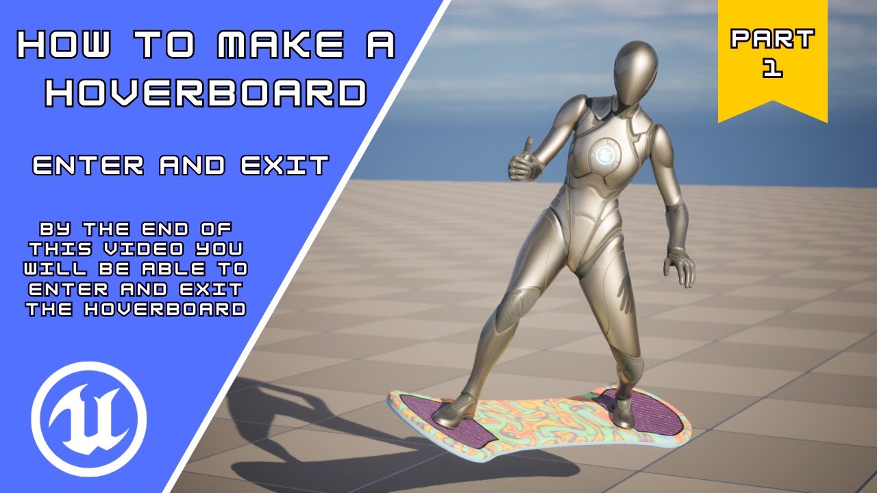 How to make a hoverboard | part 1 | UE5 Tutorial - YouTube