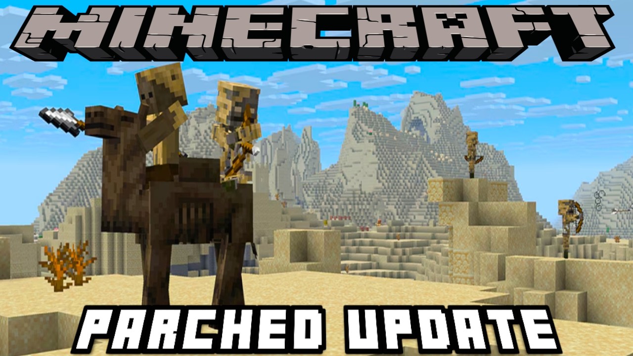 *NEW* Parched AND Camel Husk Mobs - Snapshot 25w44a Showcase - YouTube