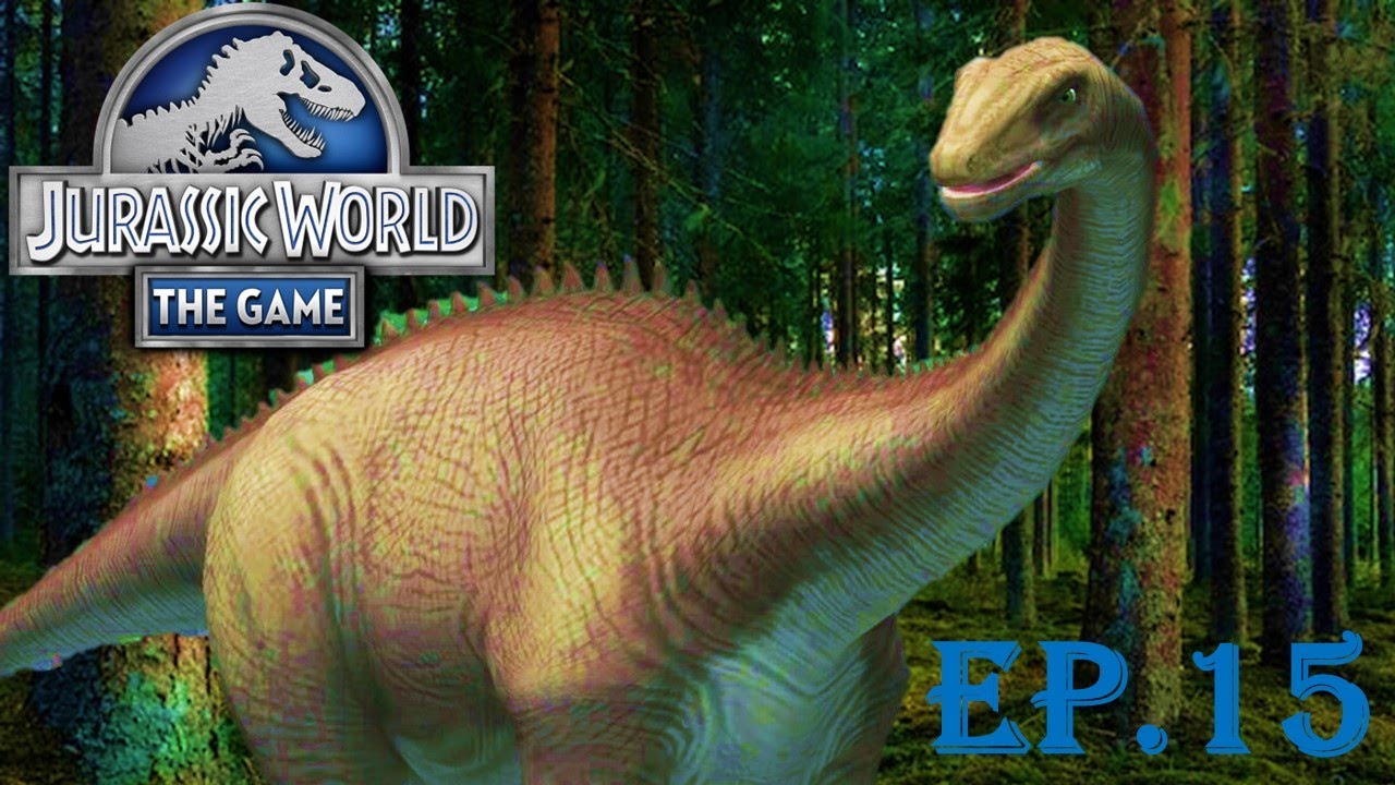 Jurassic World the game episode 15 diplodocus - YouTube