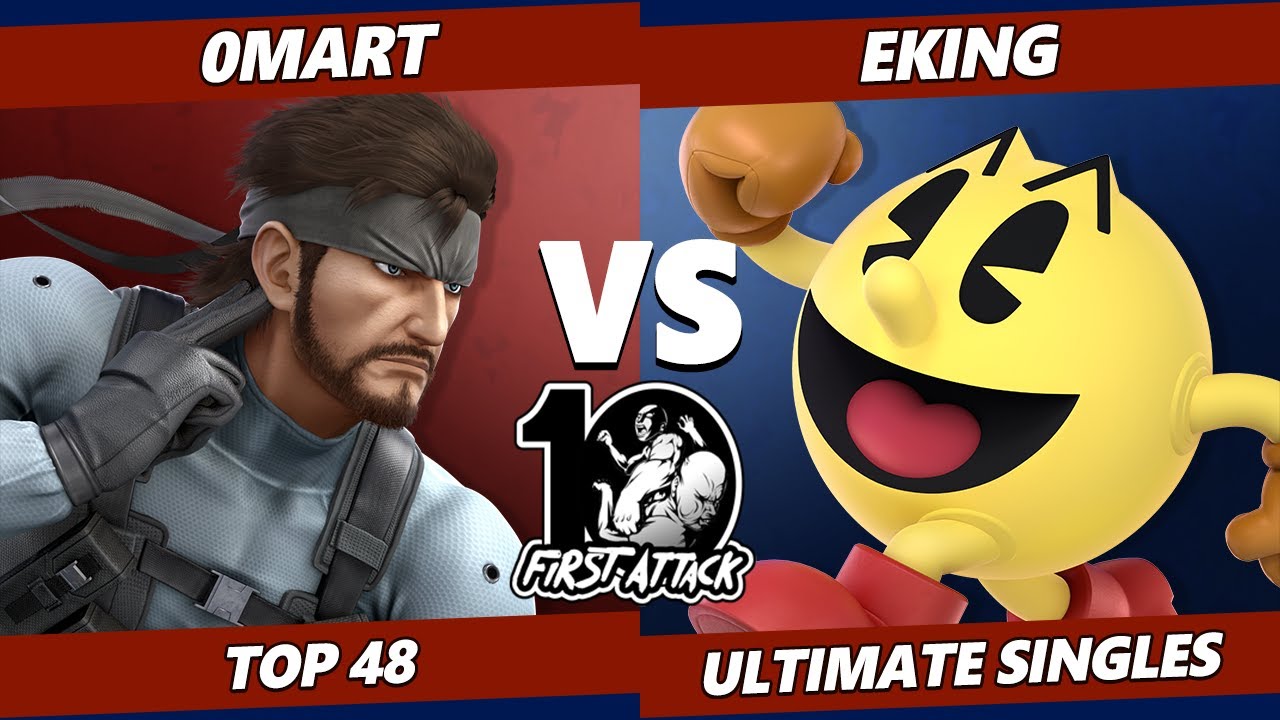First Attack 2022 - 0mart (Snake) Vs. EKING (Pac-Man) Smash Ultimate ...