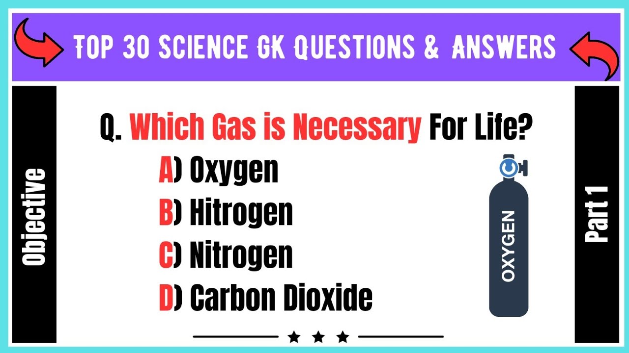 Science General Knowledge Questions And Answers In English | Science ...