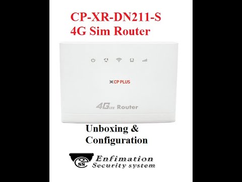 CP PLUS Wireless 4G SIM ROUTER CP-XR-DN211-S | Unboxing and ...