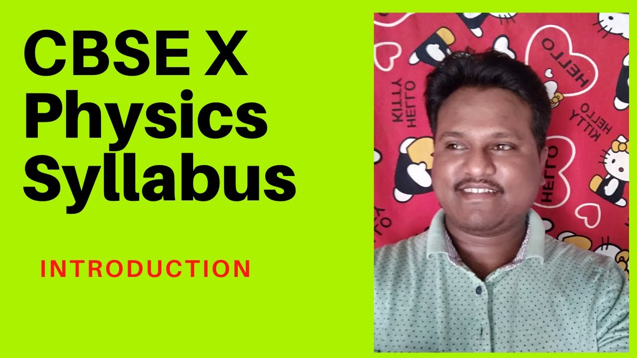 Physics Syllabus 10th Cbse YouTube physics-syllabus-10th-cbse-youtube