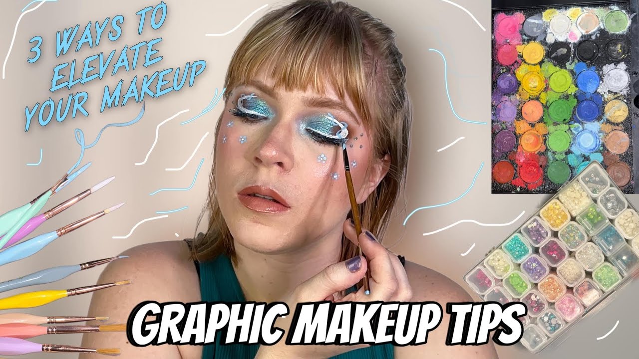 GRAPHIC MAKEUP: 3 WAYS TO ELEVATE YOUR MAKEUP | eyeliner & rhinestone ...