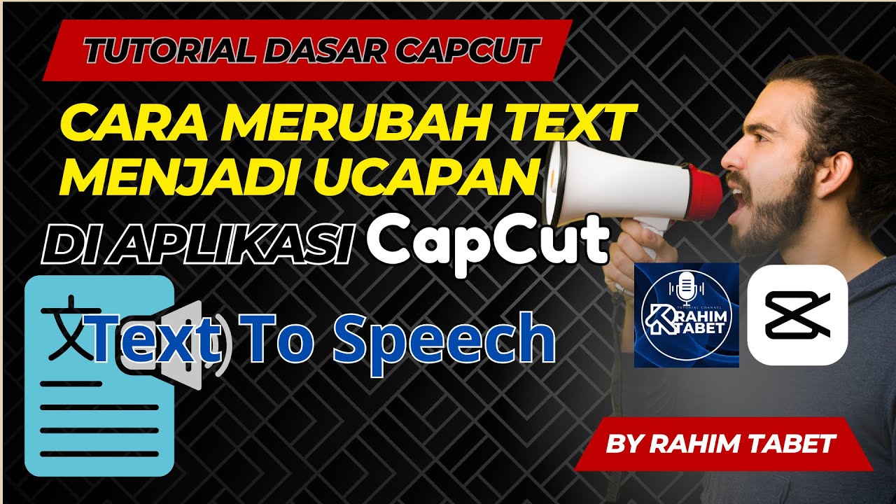 CARA MERUBAH TEXT MENJADI UCAPAN DI APLIKASI CAPCUT - (Tutorial Dasar Capcut - Text To Speech ...
