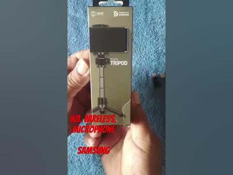 K8 wirless microphone+samsung C&T itfit mini tripod - YouTube