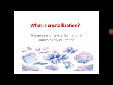 Crystallization,Crystal formation methods and it's mechanism - YouTube