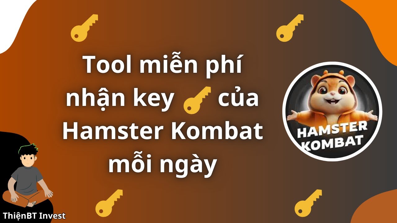 Tool lấy key của Hamster Kombat mỗi ngày - YouTube
