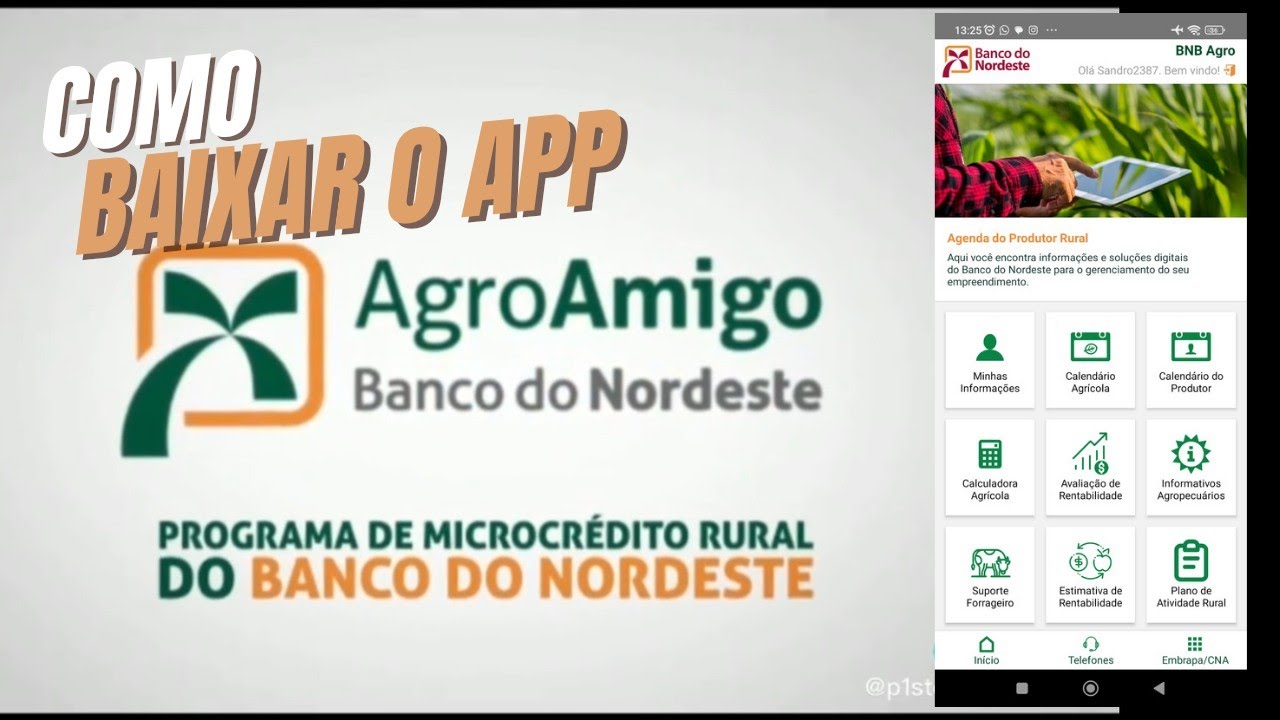 COMO BAIXAR O APLICATIVO BNB AGRO E FAZER SEU CADASTRO #agroamigo #bnb ...
