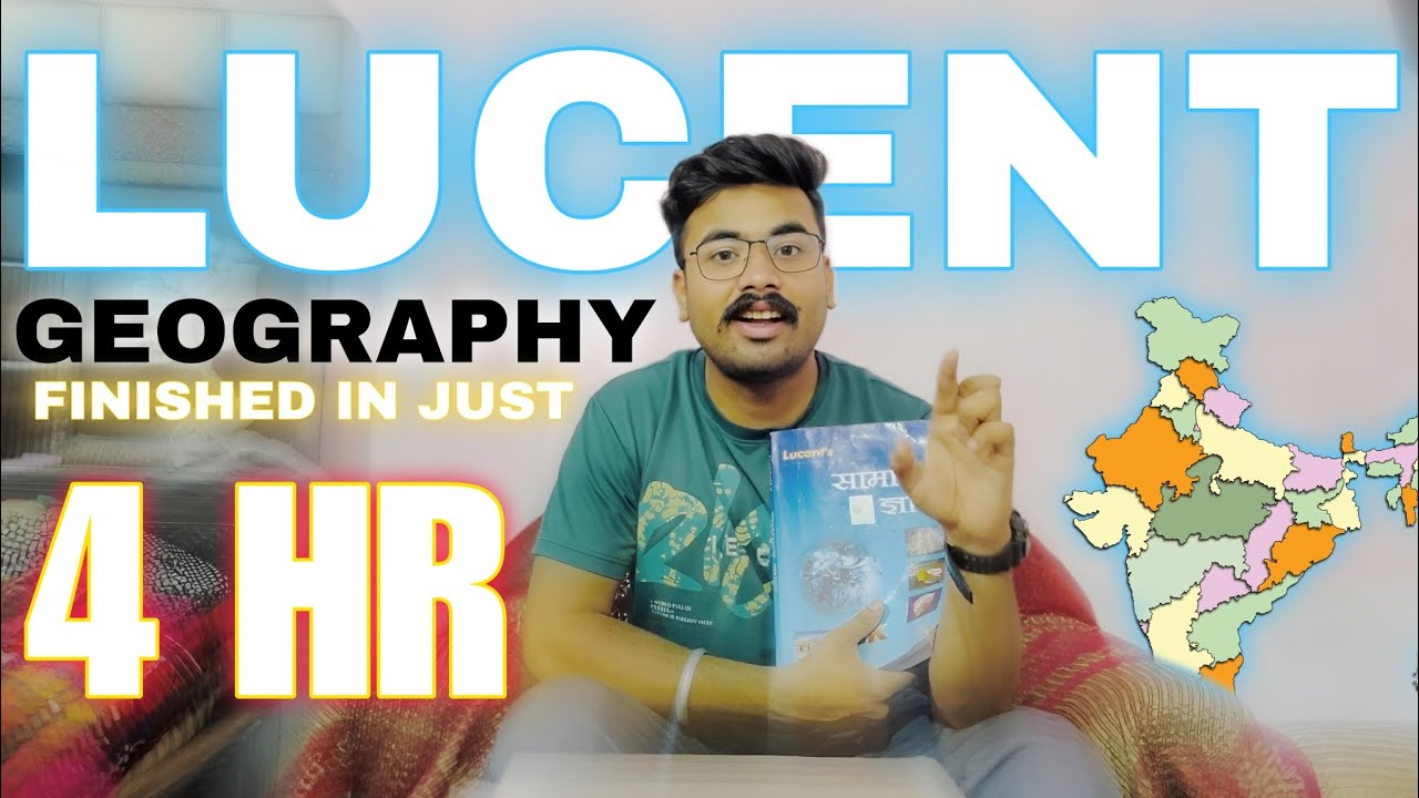 I finished Lucent Indian geography in just 4 Hours - mppsc study vlogs | Psc Prabal - YouTube