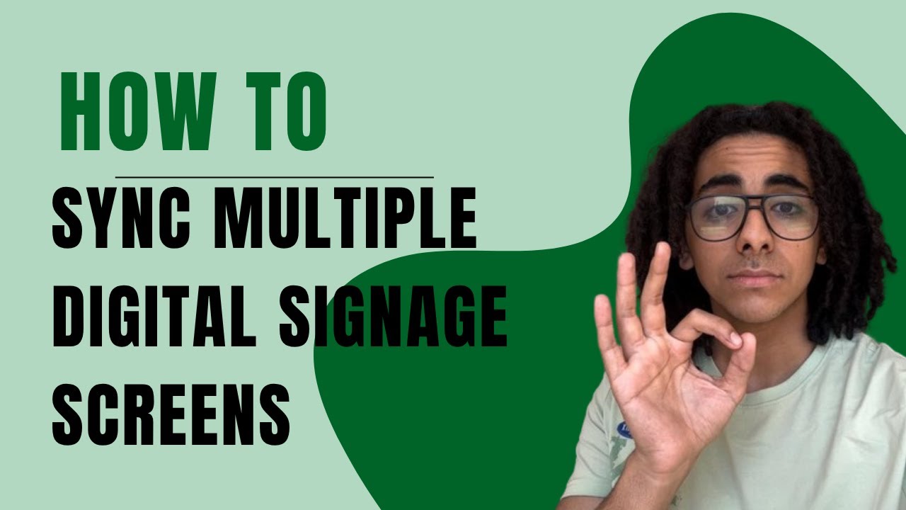 How to Sync Multiple Digital Signage Screens Perfectly - YouTube