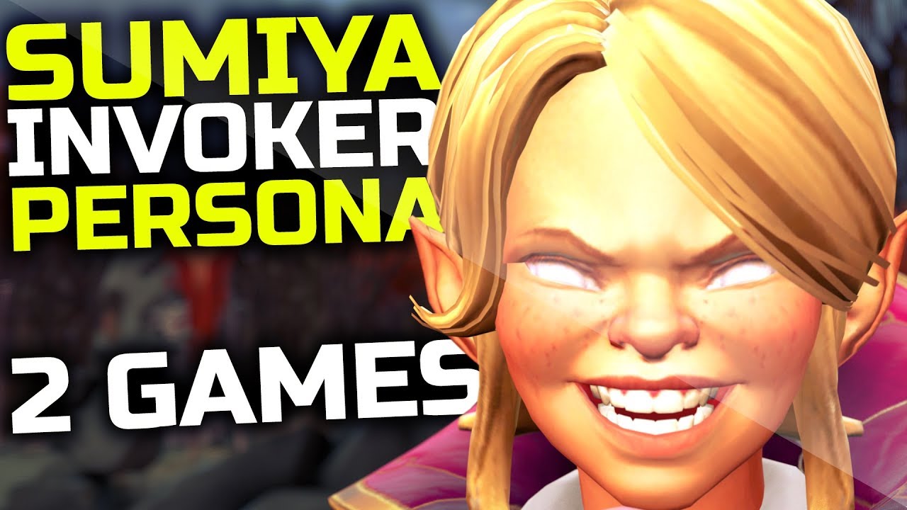 Sumiya Young Invoker Persona EPIC Gameplay Compilation Top 1 Dotabuff ...