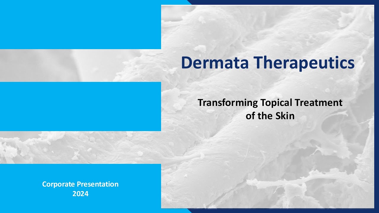 Dermata Therapeutics, Inc. (Nasdaq: DRMA): Virtual Investor Conferences ...