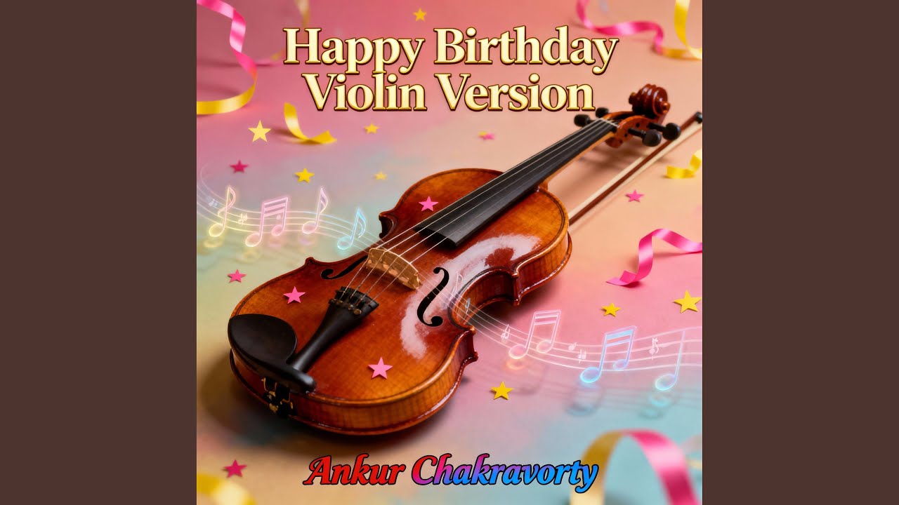 Happy Birthday (Violin) (Instrumental version) - YouTube
