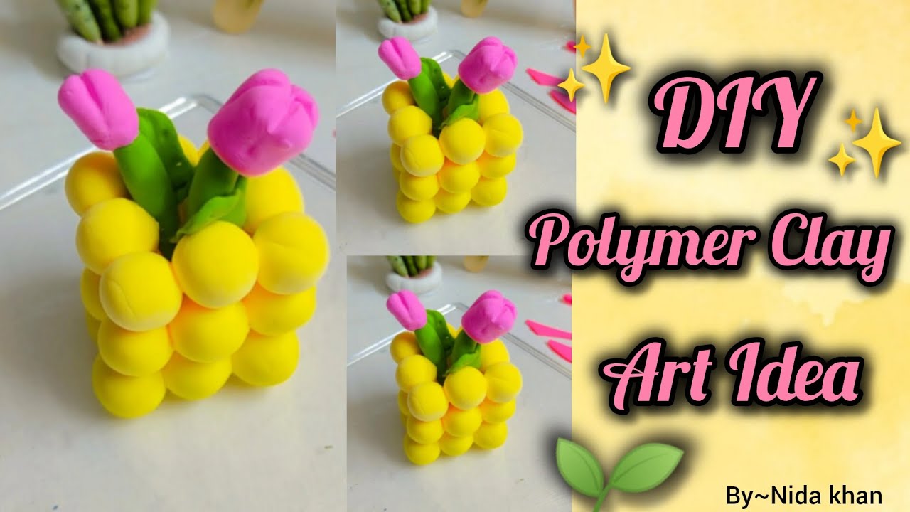 DIY Easy Polymer Clay Art Idea 😱😱|| *Pinterest Inspired*📌 || Super Clay ...