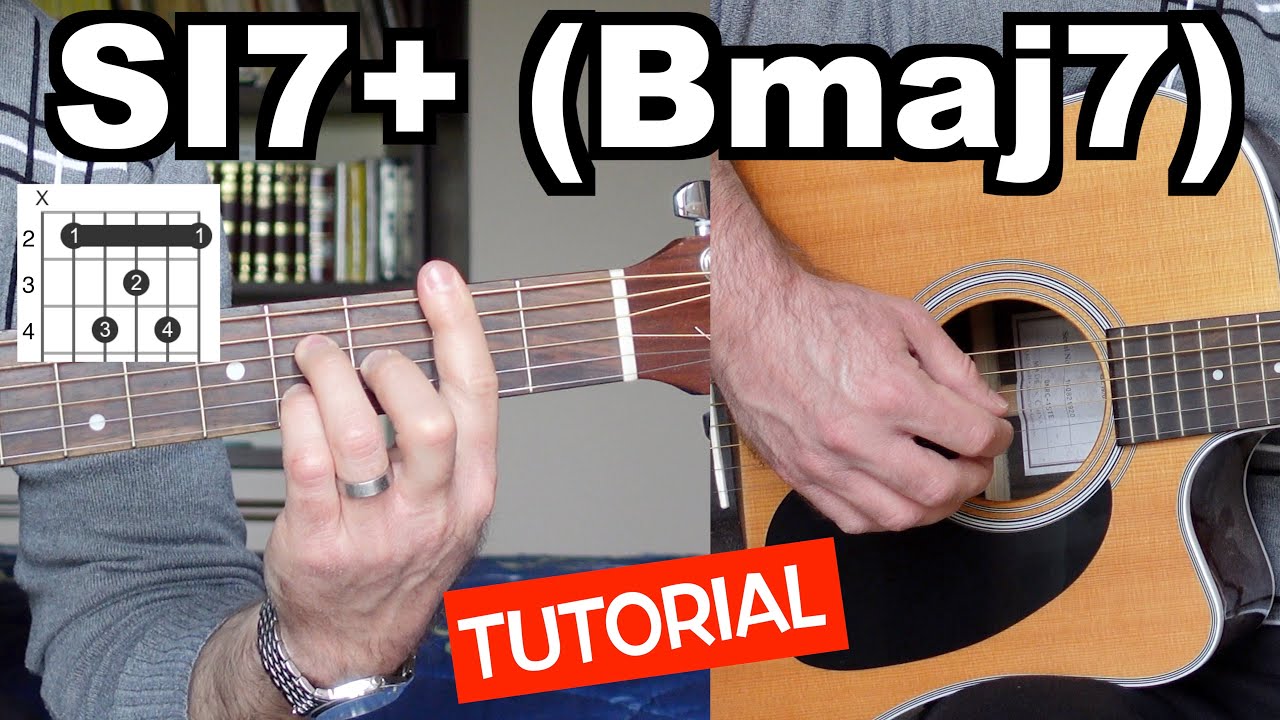 Accordo di SI7+ (Bmaj7) | Tutorial Chitarra - YouTube