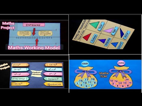 4 Easy Maths TLM | Maths Working Model | Maths Project # ...