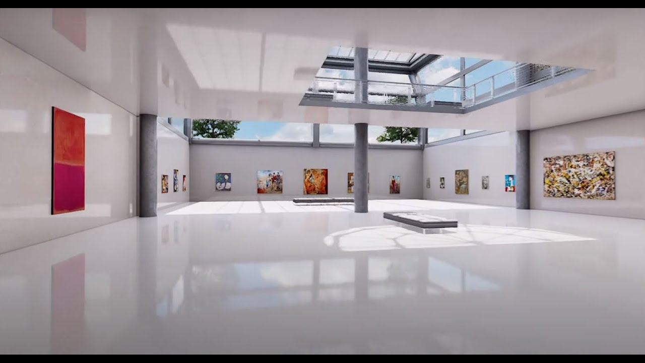 Virtual Art Gallery: Interactive Walkthrough. - YouTube