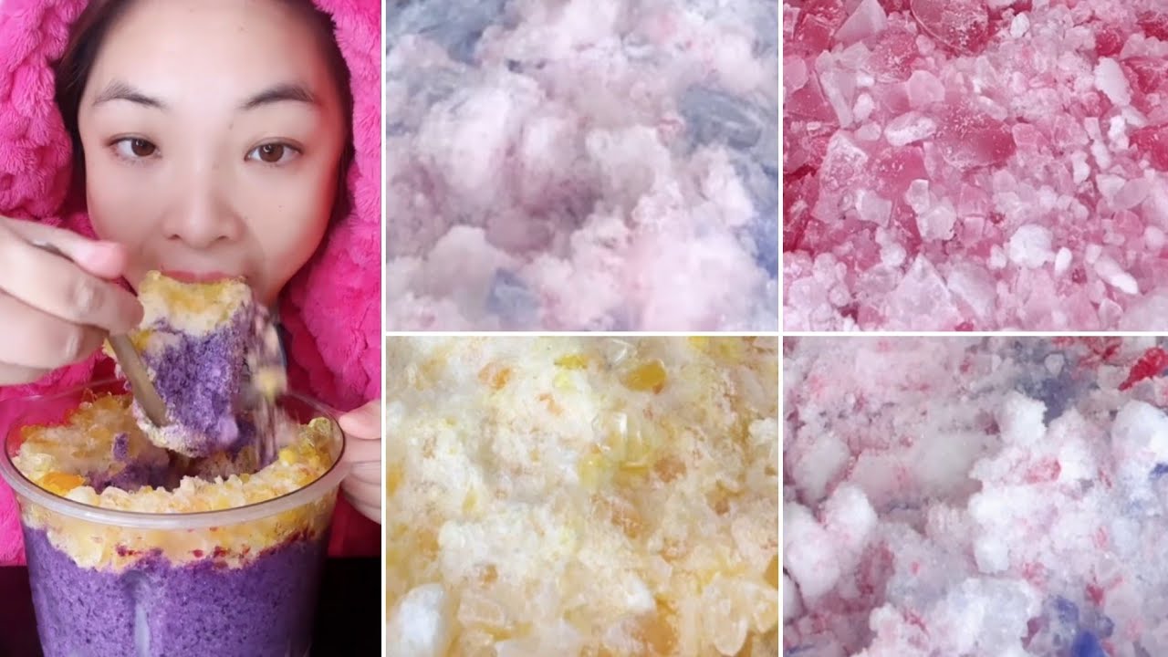 ONLY BITES / FREEZER FROST EATING / SHAVED ICE EATING / WHITE ICE ...