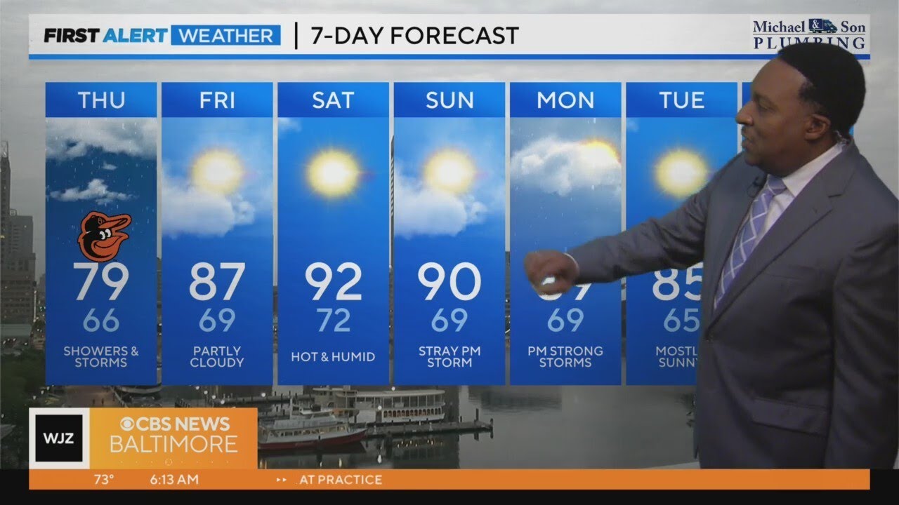 Meteorologist Tim Williams has your Thursday morning forecast 08/10 ...