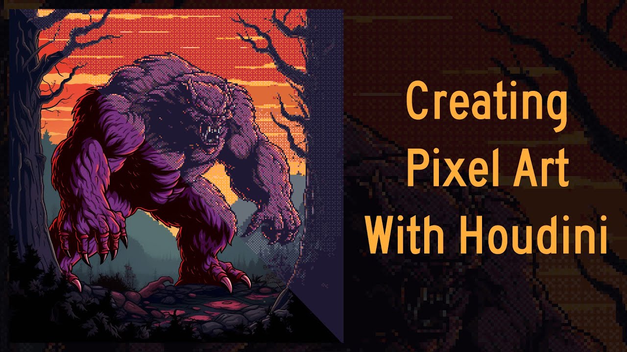 Creating Pixel Art With Houdini - YouTube