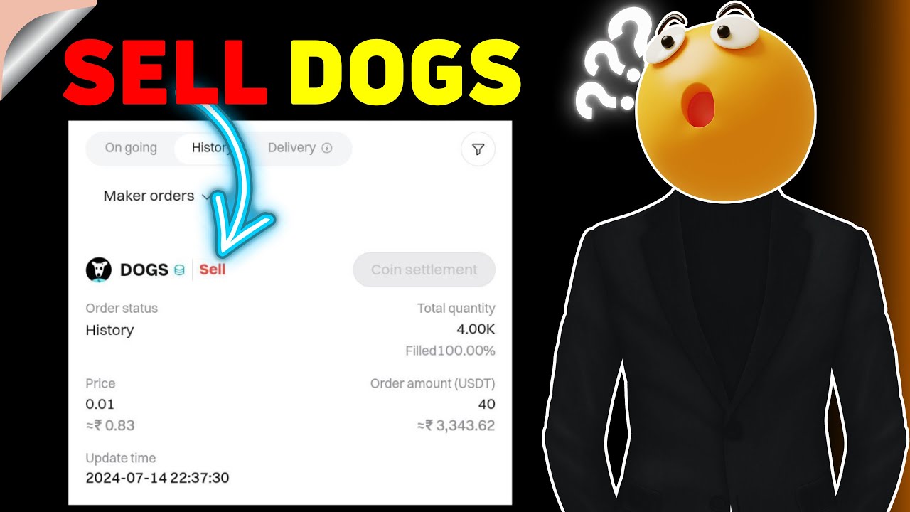 Live process of selling dogs token | how to sell dogs coin | - YouTube