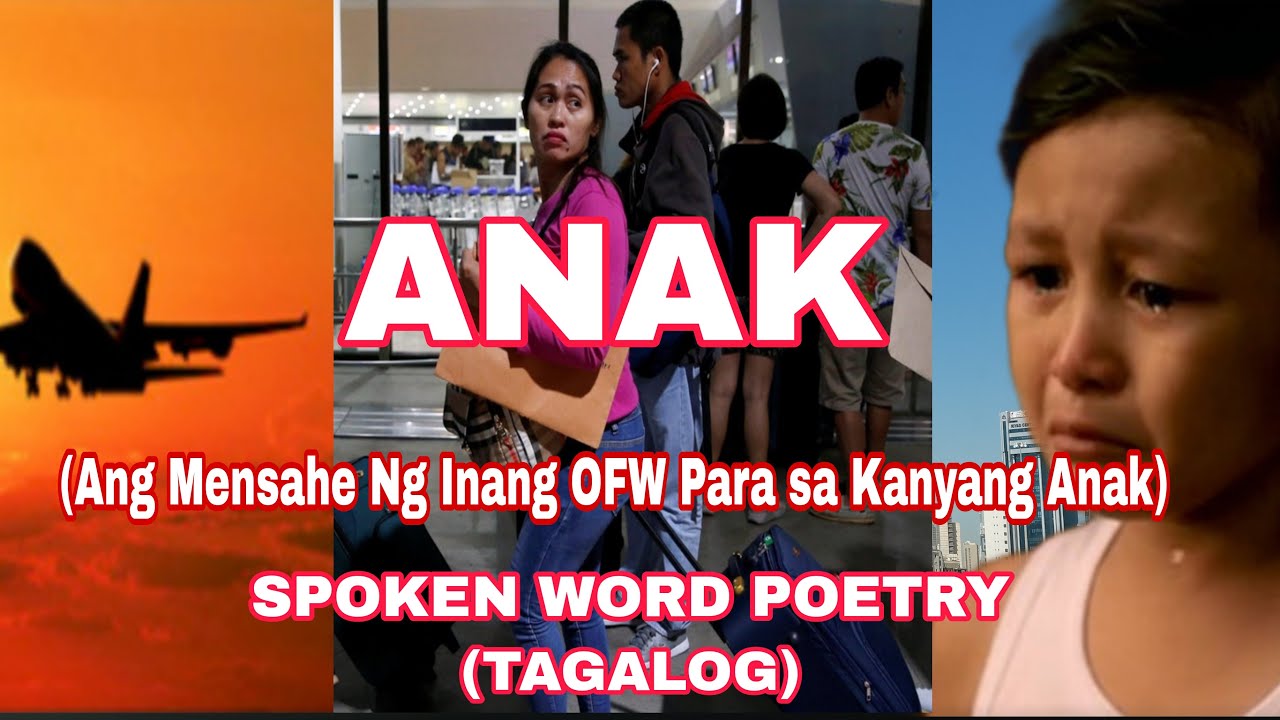 ANAK || Mensahe Ng Inang OFW Para sa Kanyang Anak || SPOKEN WORD POETRY ...