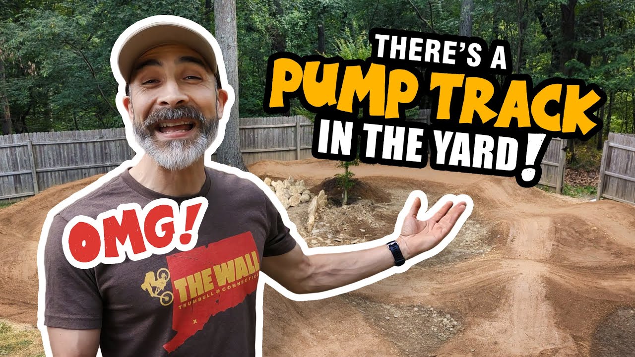 Installing a backyard pump track – Everything you need to know - YouTube