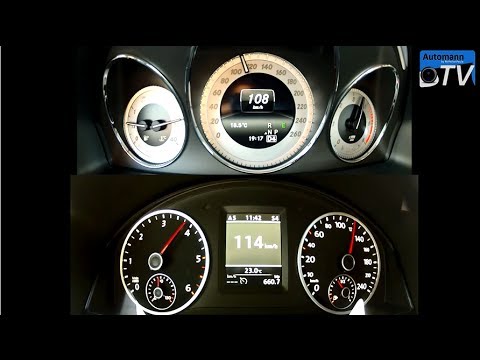 MB GLK 220 CDI (170hp) vs. VW Tiguan 2.0 TDI (177hp) - Acceleration ...