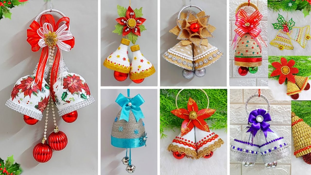 9 Economical Christmas Bells made with simple materials |DIY Affordable ...