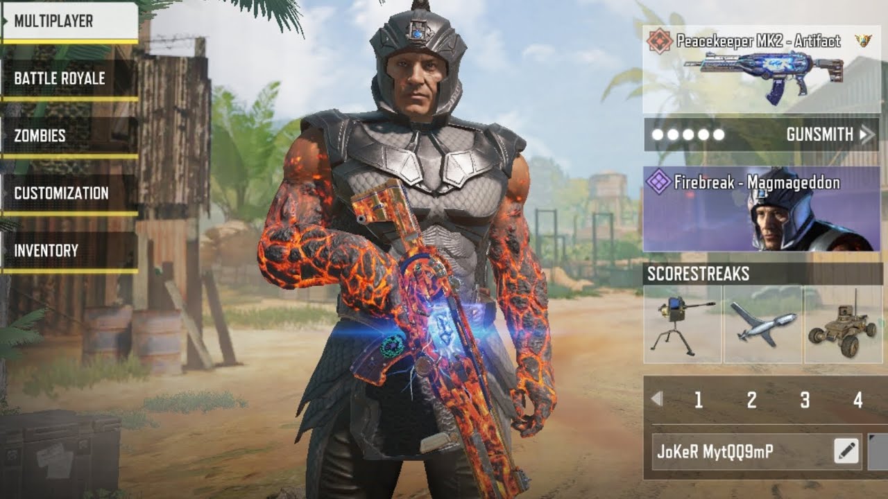 Mythic PK MK2 with the Blistering Magma Camo is perfectly matched with ...