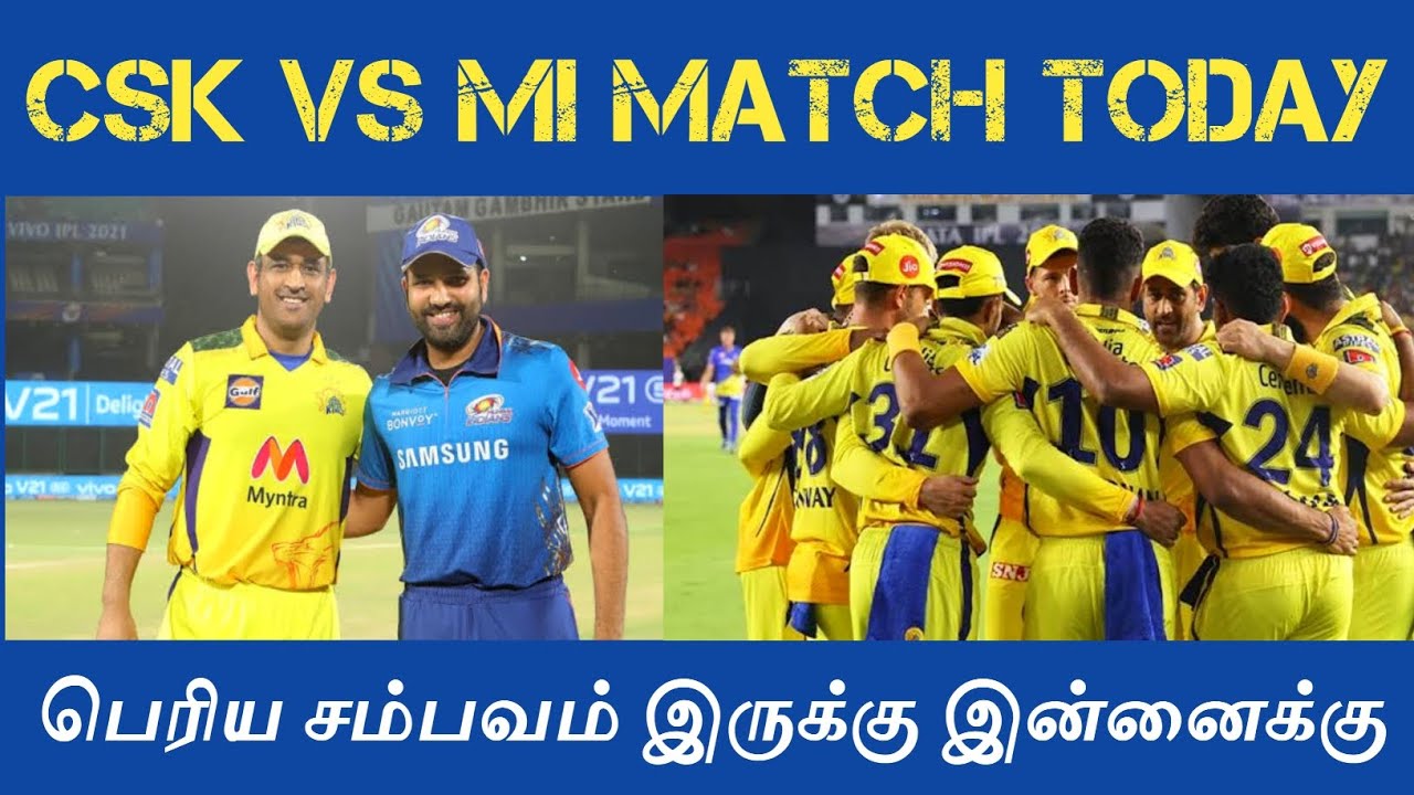 CSK VS MI MATCH TODAY | பெரிய சம்பவம் இருக்கு இன்னைக்கு | Cricket 18 ...