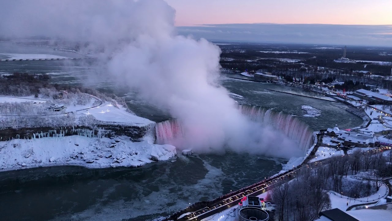 Niagara Falls as seen from Skylon tower, Revolving Dining Room - YouTube