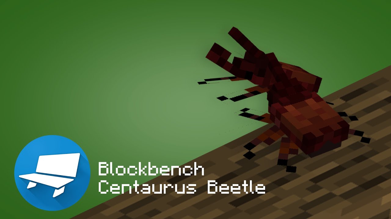 Centaurus Beetle - Blockbench Creation Timelapse - YouTube