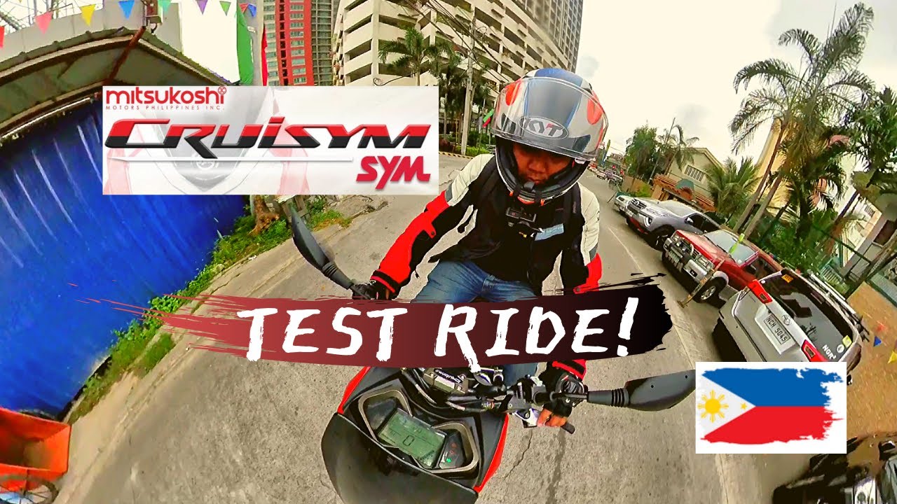 TEST RIDE SYM CRUISYM 150 - NEW SCOOTER in the PHILIPPINES 2020 - YouTube