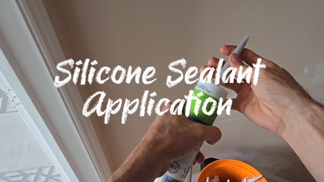 Mastic Man- How to apply silicone sealant the professional way - YouTube