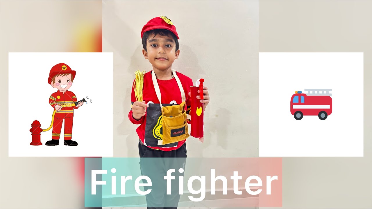 Fire fighter Speech | community helpers | public speaking - YouTube