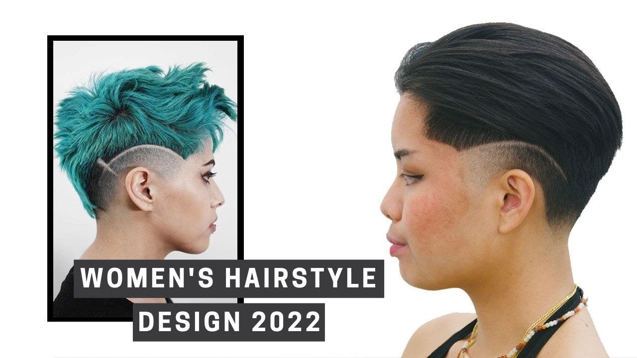 How To Do a Simple Hair Design! - Women's Fade Hairstyle Tutorial - YouTube