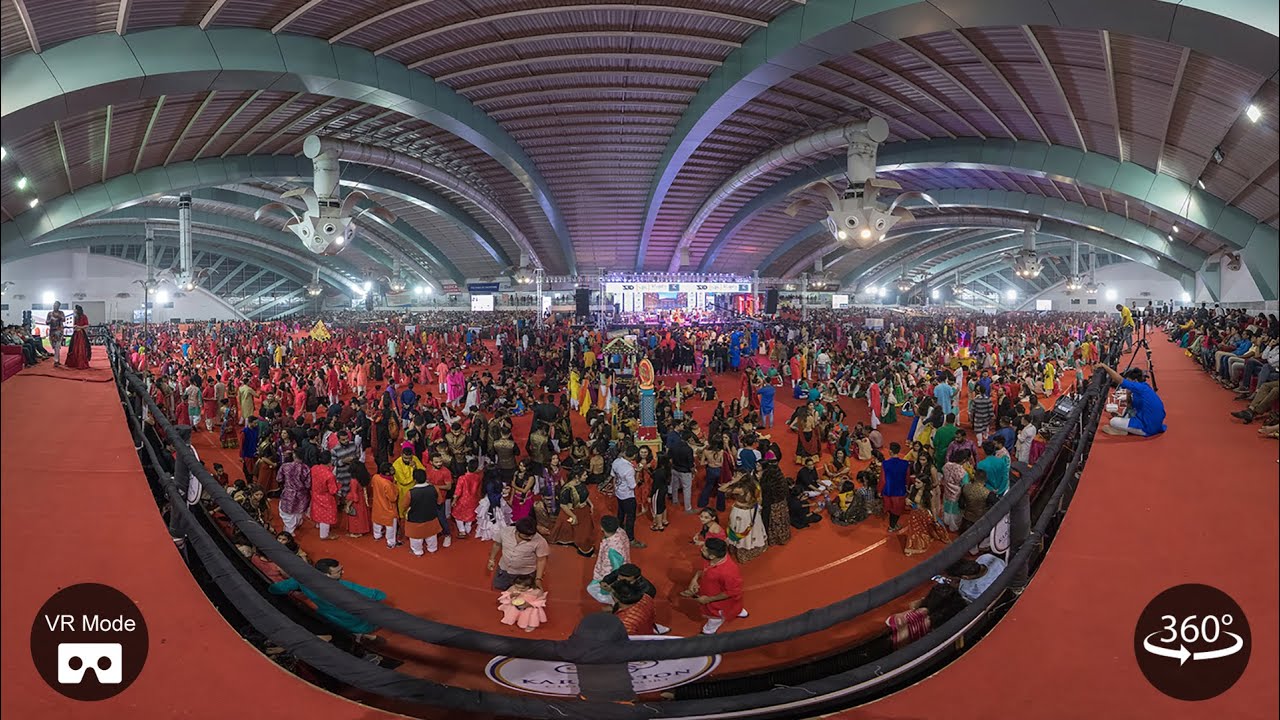 360 Degree Video of G9 Entertainment, Navratri-2018,Sarsana Dome Surat ...