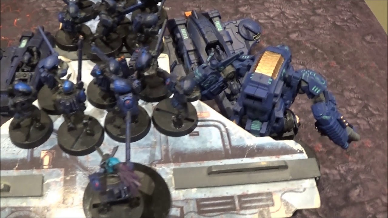 All Infantry Imperial Guard Vs Tau Empire - 2000pts - Warhammer 40,000 ...