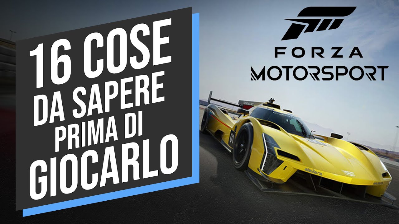 FORZA MOTORSPORT: Tutto quello che devi sapere prima di giocarlo - YouTube