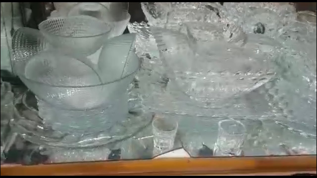 Beautiful utensils made up of glass 😍😍 - YouTube