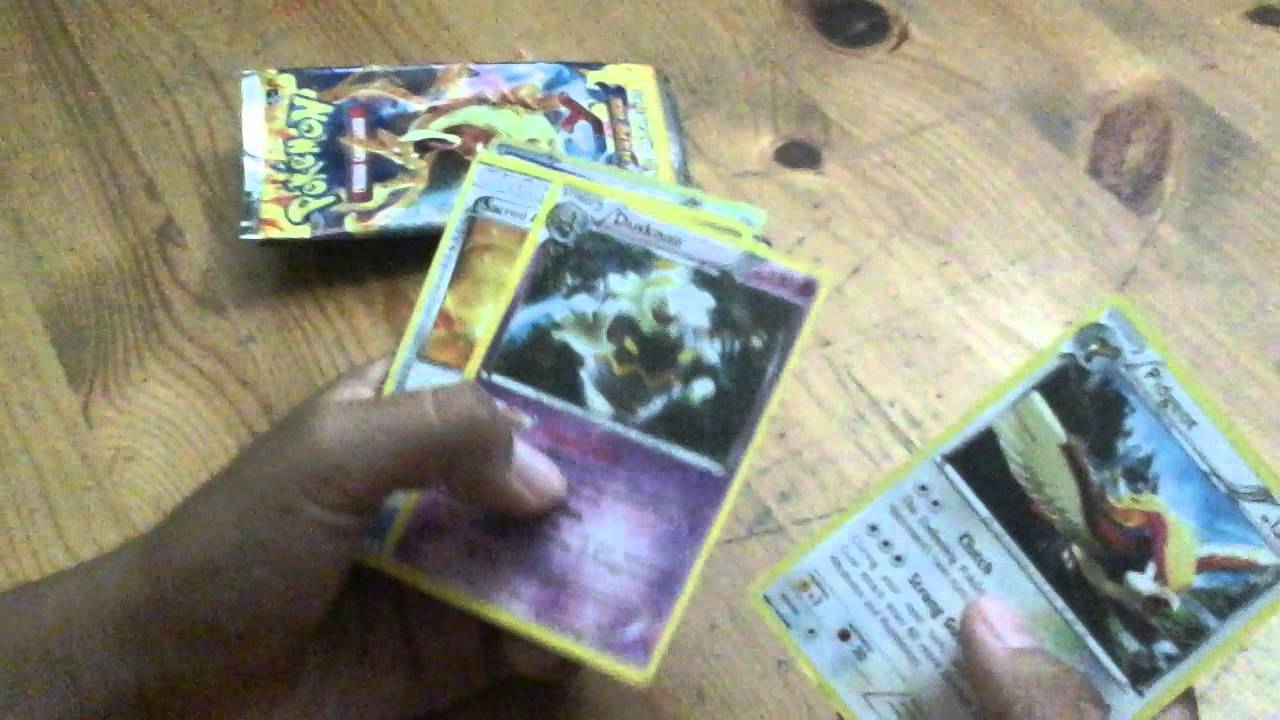 Opening a pokemon flash fire pack part1 - YouTube